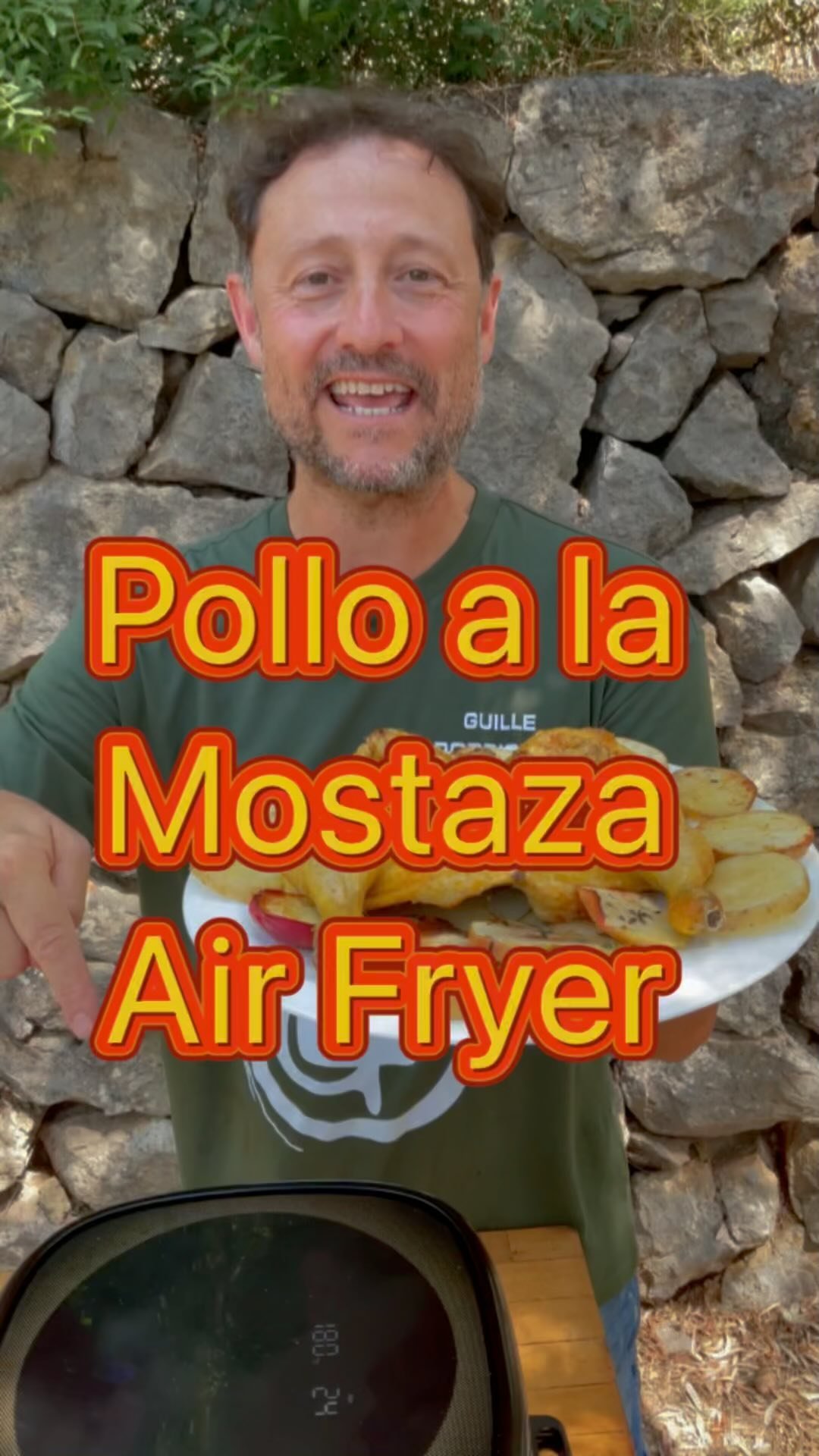 POLLO ASADO MUY CRUJIENTE en Freidora de Aire - Guille Rodríguez