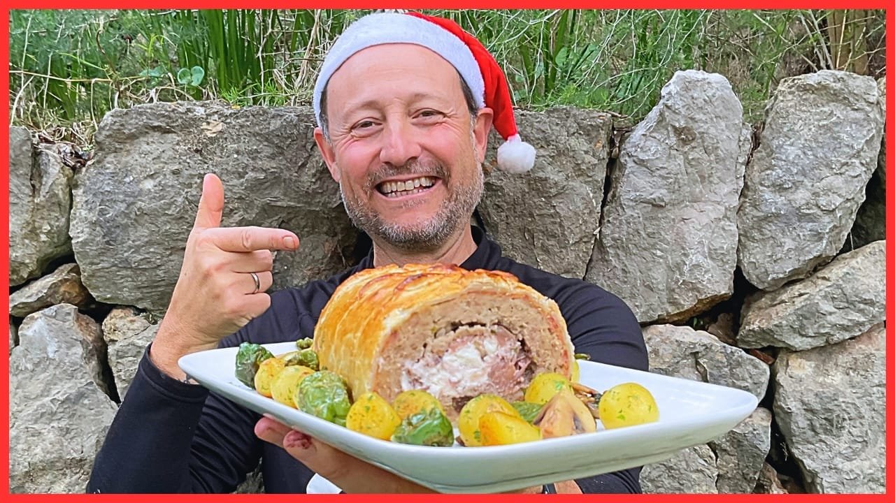 Rulo de carne relleno para Navidad - Guille Rodríguez